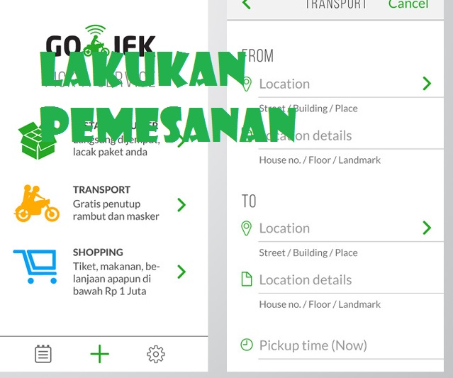 Cara Pesan Gojek Online Pertama Kali Buat Pemula! - Tip Kerja