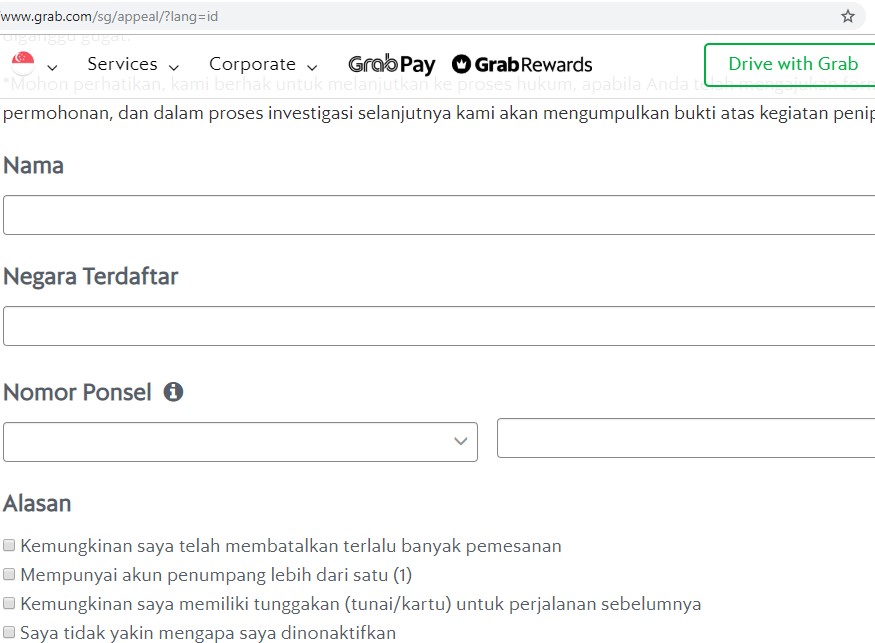 4 Cara Membuka Suspend Akun Grab Penumpang Yang Dibekukan