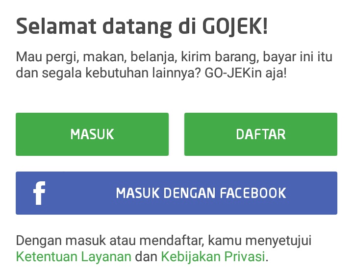Cara Daftar Aplikasi Gojek Penumpang, Mudah, Hanya 7 Langkah