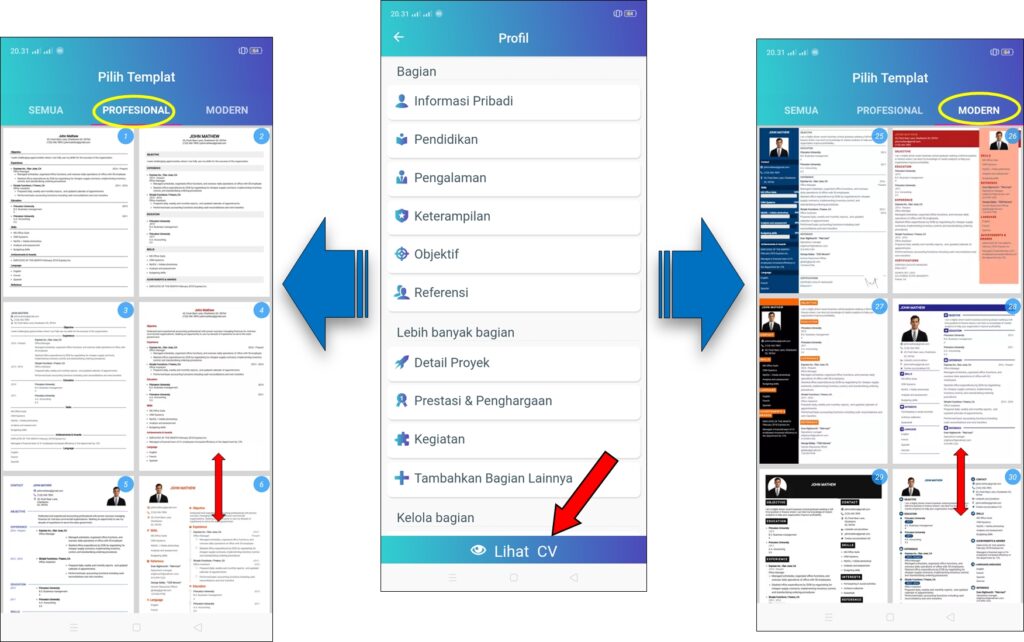 Cara Membuat CV Di HP Profesional Dan Menarik Bagi HRD