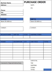 7 Contoh Surat Purchase Order Word, Excel, & PDF - Tip Kerja