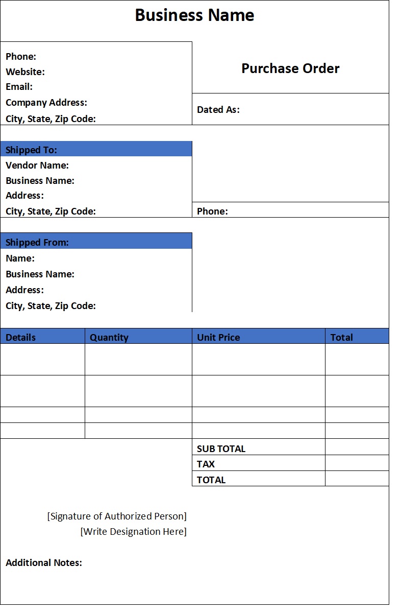 7 Contoh Surat Purchase Order Word, Excel, & PDF - Tip Kerja 7 Contoh Surat Purchase Order Word, Excel, & PDF - Tip Kerja